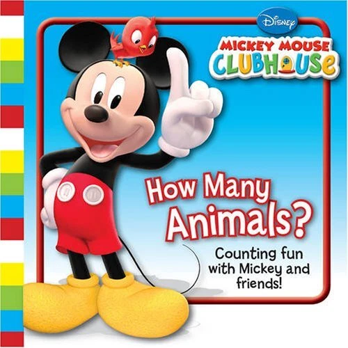 DISNEY MICKEY MOUSE Clubhouse: How Many Animals Board book Book The ...