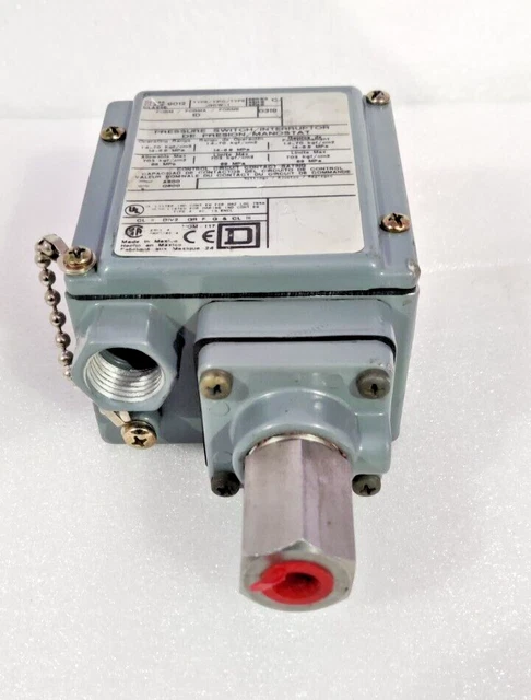 SQUARE D PRESSURE Switch Class 9012 Series C Type GCW-1 $120.00 - PicClick