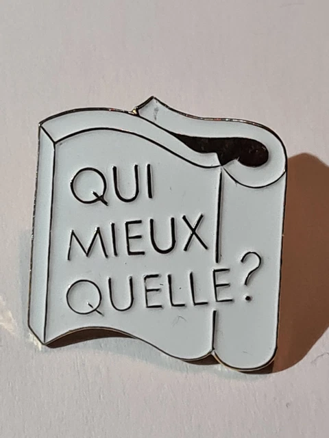 (C1) PIN'S PINS qui mieux quelle ? EUR 2,40 - PicClick FR