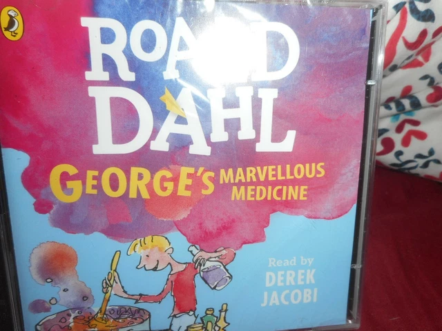 ROALD DAHL GEORGES Marvellous Medicine Read By Derek Jacobi -Bn Sealed ...