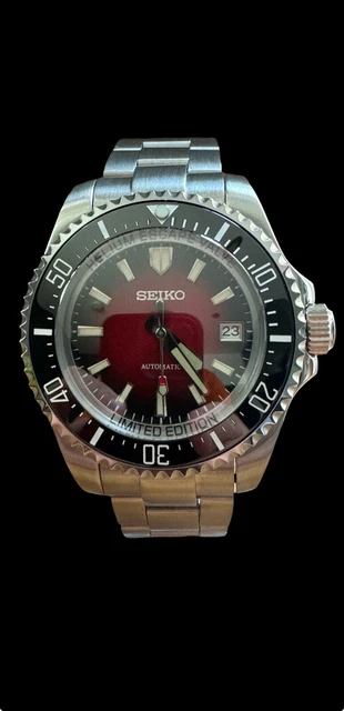OROLOGIO MOD DEEP Sea Seiko NH35 Homage Glidelock 316L Ceramica Lume ...