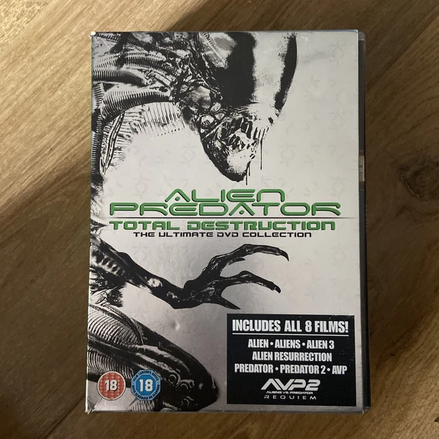 ALIEN PREDATOR TOTAL Destruction The Ultimate DVD Collection 8 Films ...