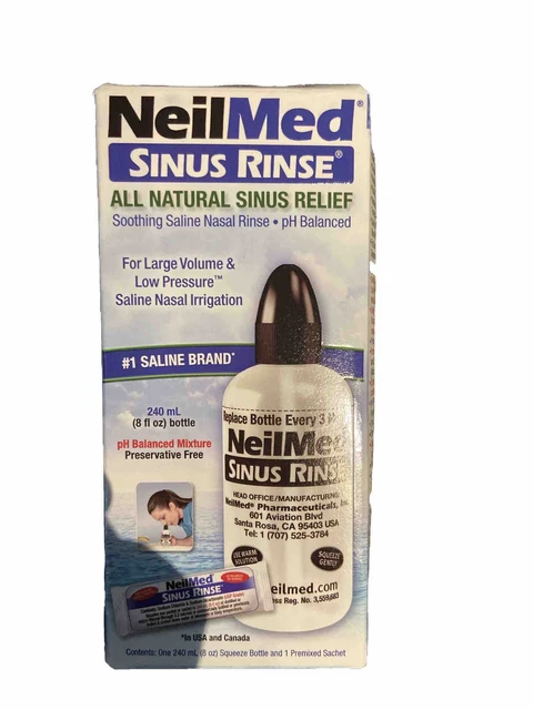 NEILMED SINUS RINSE Bottle - 240ml (Bottle only) £9.95 - PicClick UK