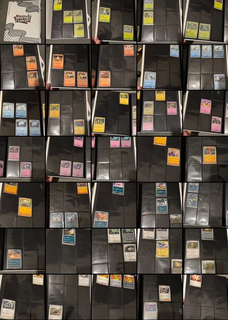 POKEMON TCG WHITE Flare Binder And Cards Joblot £8.12 - PicClick UK