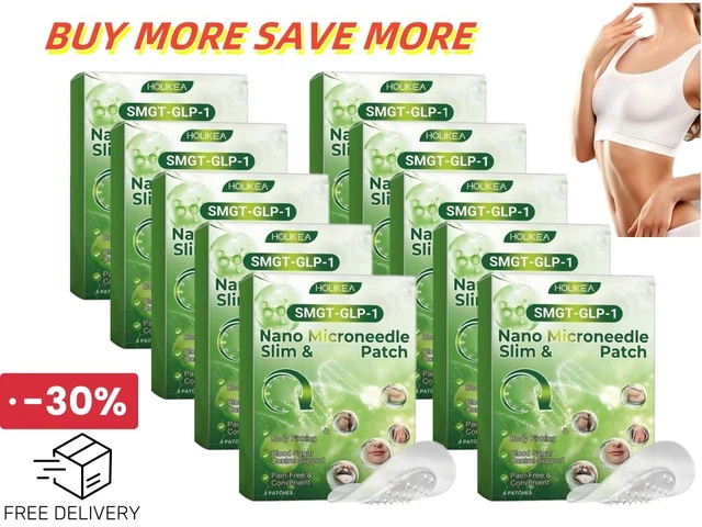 1-10X SMGT-GLP-1 NANO Microneedle Patch - Support Metabolism and Weight Burning $10.19 - PicClick AU