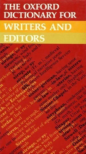 OXFORD DICTIONARY FOR Writers and Editors-Oxford University Press £3.63 ...