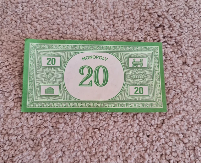 MONOPOLY REPLACEMENT $20 notes Rare vintage - choose your notes $1.00 ...