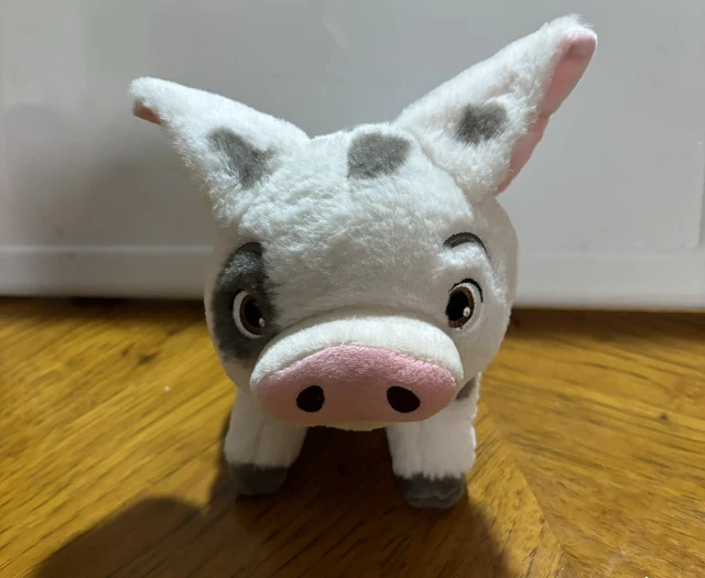 DISNEY STORE MOANA Pet Pua Plush Pig Standing Stuffed Animal Toy 10 ...
