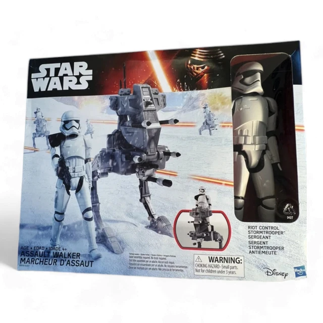 HASBRO STAR WARS Assault Walker With Riot Control Stromtrooper Sergeant ...