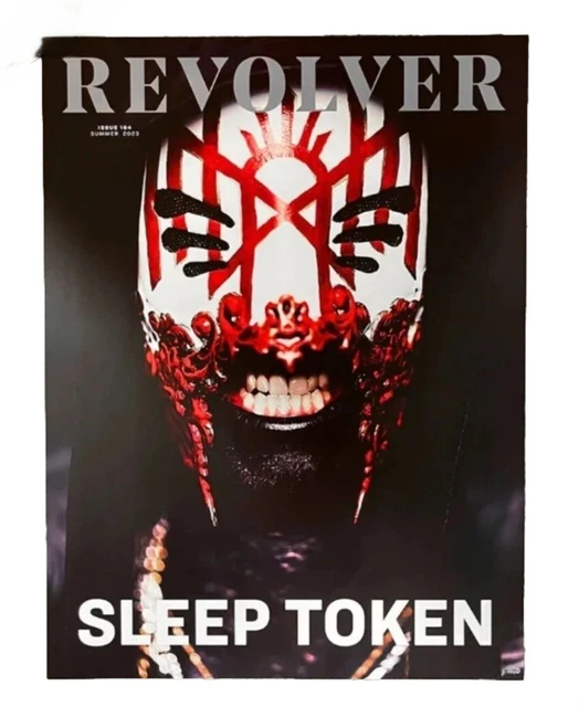 SLEEP TOKEN POSTER RARE /250 Worldwide REVOLVER Print & Sealed BLACK ...