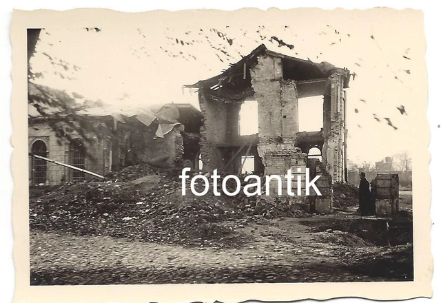 FOTO 2WK POLEN Warschau Stadt zerstörte Häuser nach Kampf Zivilisten 4 ...