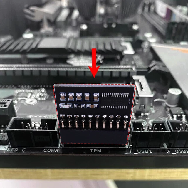 TPM1.2 ENCRYPTION SECURITY Module Replacement LPC 20 Pin Parts for ASUS ...