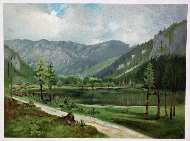 DÜRRSEE SEEWIESEN STEIERMARK Turnau Alpen Seeberg Bruck an der Mur Prag ...