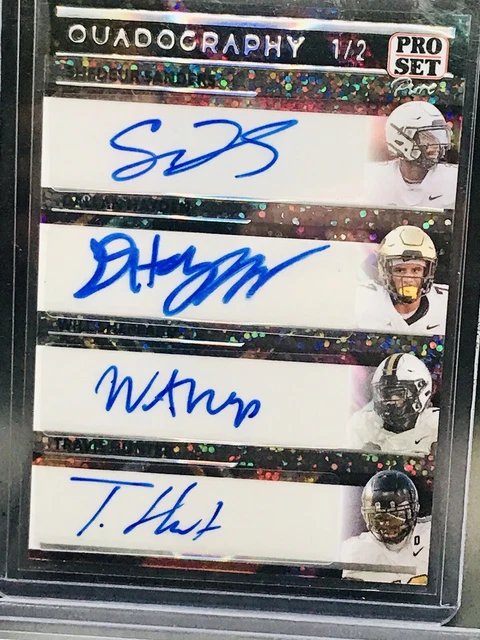2024 LEAF PRO Set Pure Quad Shedeur Sanders Hayden Sheppard Hunter Auto ...