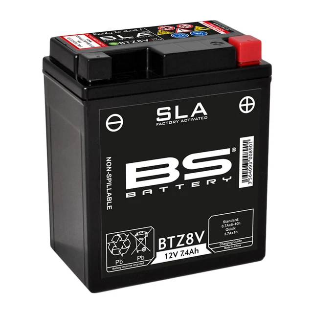 BATTERIE BS-BATTERY BTZ8V = YTZ8V Honda Sh I 125 2017-2021 EUR 55,23 ...