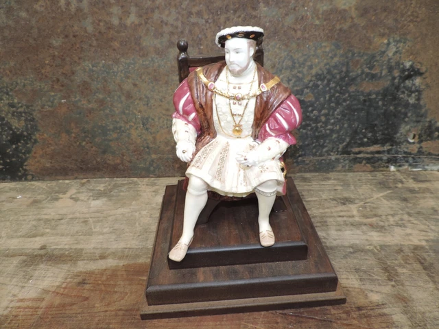 WEDGWOOD HENRY VIII Figure & Plinth Maureen Halsam Compton & Woodhouse ...