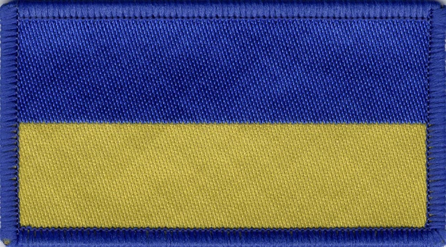 UKRAINIAN FLAG UKRAINE Woven Badge, Patch 8cm x 4.5cm £2.19 - PicClick UK