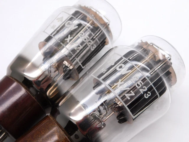 PAIR GEC X/Z CV2523 6AS7G A1834 Valves Cup Getters Used (V63) £500.00 ...