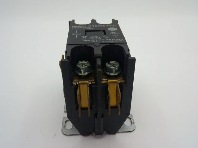 HOMER D157567P02 XMC0-321-EBBC Black Condenser Contactor 24VAC 50/60HZ ...