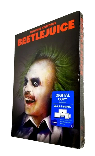BEETLEJUICE DVD RARE Cover 10th Anniversary Special Edition 2018 HTF ...