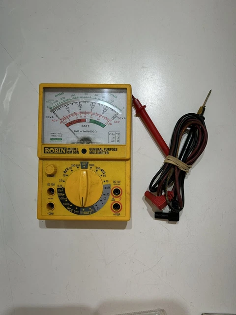 ROBIN OM 50N General Pupose Multimeter - Untested. For spares or ...