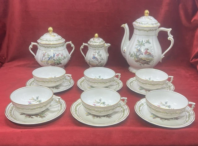 LIMOGES BERNARDAUD CHEVREUSE Oiseaux De Paradis Service A The Cafe ...