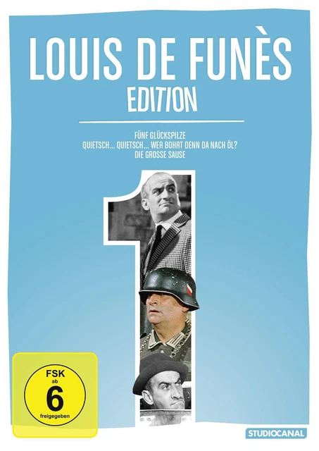 LOUIS DE FUNÈS Edition 1 / 3 DVDs: Enthält: Die große Sause; Die fünf Glüc (DVD) EUR 31,50 ...