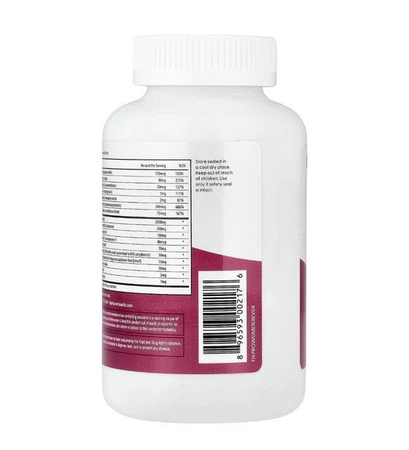 FAIRHAVEN HEALTH FH PRO Fertility Multivitamin For Women 180 Capsules £ ...