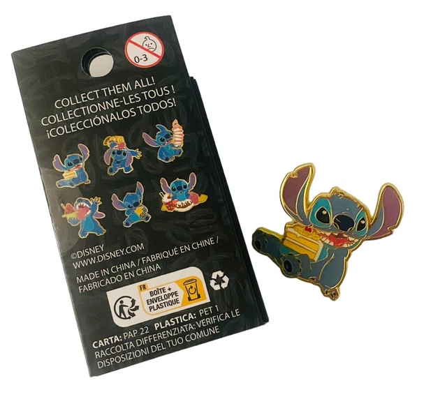 DISNEY LILO & Stitch Snacks Eating Cake Loungefly Blind Box Mystery Pin ...