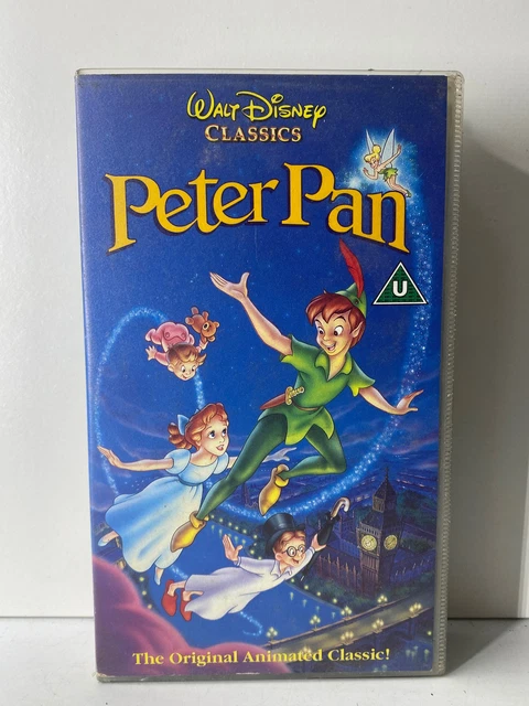 WALT DISNEY CLASSICS - Peter Pan On VHS Video Cassette Tape £14.99 - PicClick UK