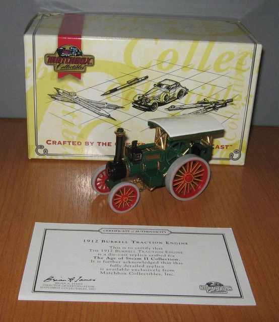MATCHBOX COLLECTIBLES YESTERYEAR YAS08 Burell Traction Engine Woods ...