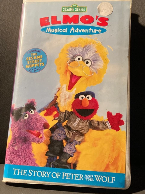 SESAME STREET VHS Elmos Musical Adventure: The Story of Peter and the ...