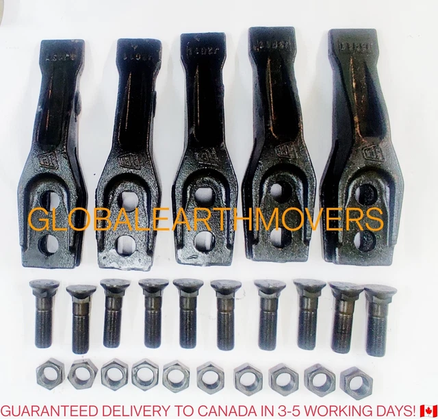 JCB PARTS - Genuine Jcb Bucket Tooth Point With Nut/Bolt. (Part No. 40/ ...
