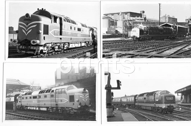 BRITISH RAILWAYS DELTIC CLASS 55 DIESEL LOCOMOTIVE D9000 9012 4 5x3 ...