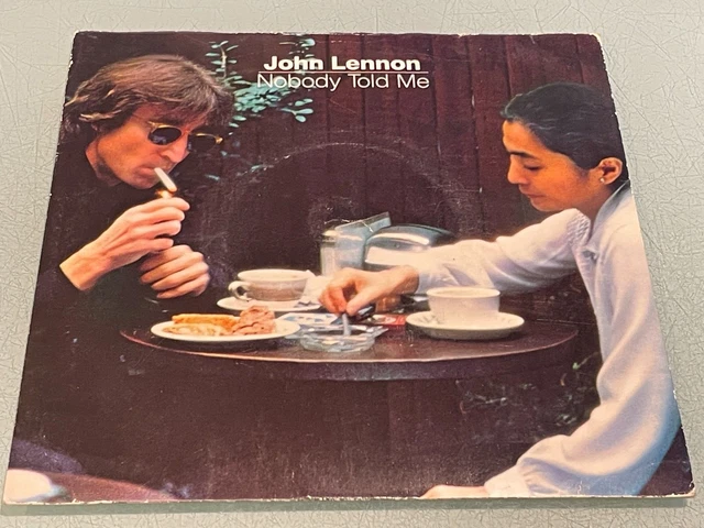 JOHN LENNON - Nobody Told Me & Yoko Ono - O' Sanity - Vinyle Record 7 ...