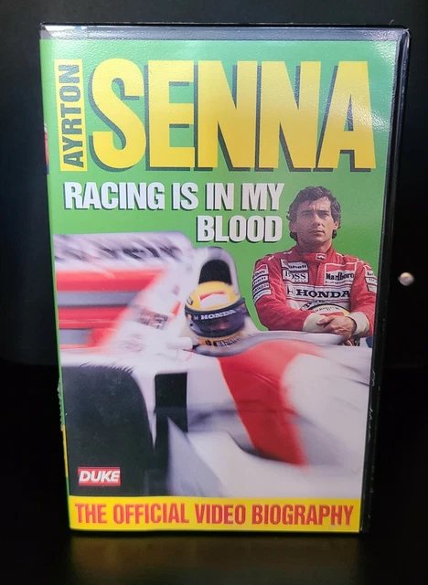 AYRTON SENNA RACING Is In My Blood Biography vhs tape $35.00 - PicClick CA