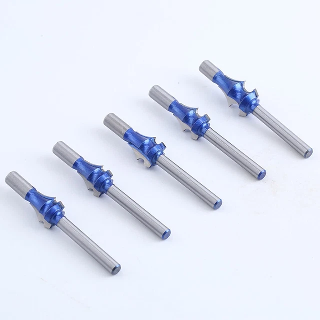 ANTI KICKBACK DESIGN Router Bit Tungsten Carbide Silver 73.4-88mm Blue ...