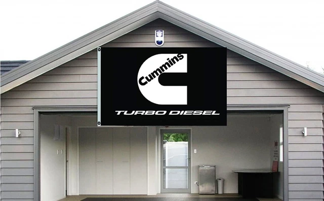 CUMMINS TURBO DIESEL Banner Flag 3x5Ft Car Racing Show Garage Wall ...