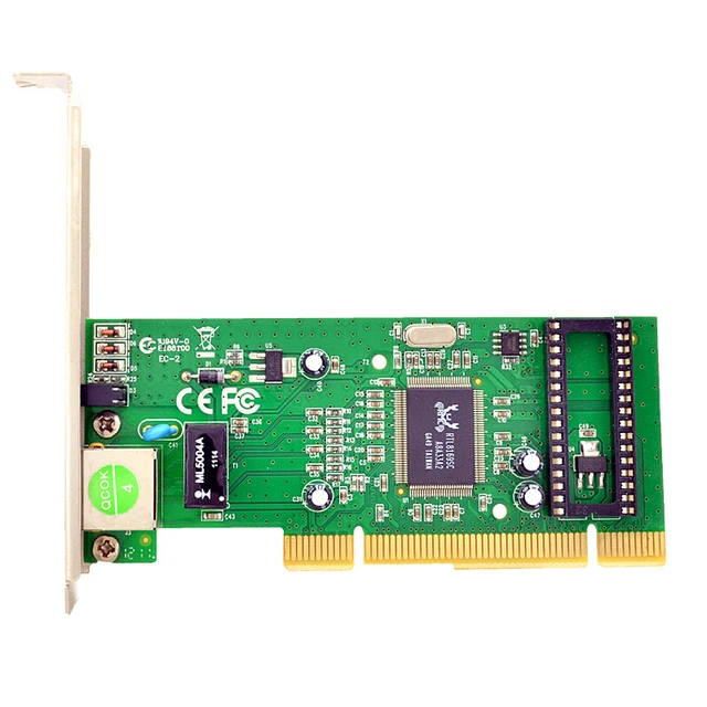 SCHEDA DI RETE Realtek RTL8169SC PCI - Mappa 10/100/1000 Gigabit ...
