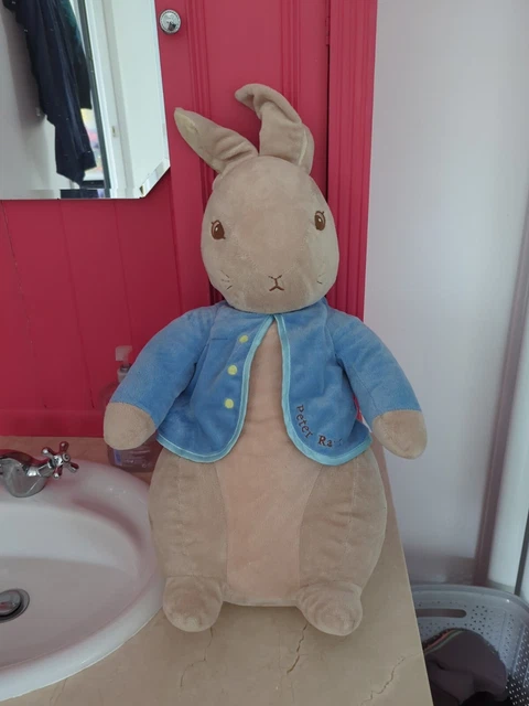 PETER RABBIT PLUSH Soft Toy Giant Jumbo Large Official Beatrix Potter ...
