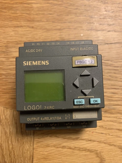 SIEMENS LOGIC MODULE Logo 24RC Part number 6ED1 052-1HB00-0BA5 £40.00 ...