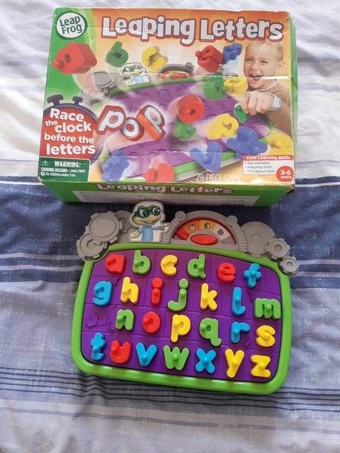 LEAPFROG LEAPING LETTERS Beat The Clock Alphabet Challenge Toy Game £3. ...