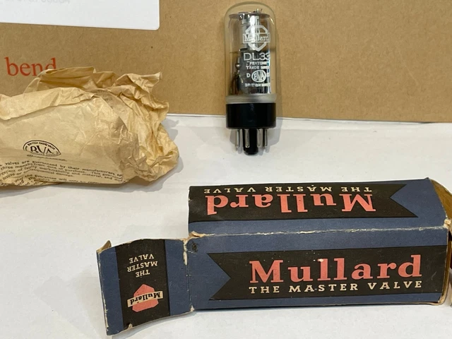 BOXED NOS MULLARD DL33 - 3Q5GT CV819 Vacuum Tube Valve Pentode free main land po £12.00 ...