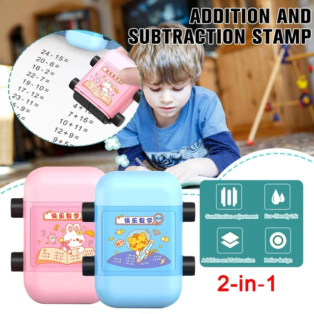 CALCOLO MATEMATICA TIMBRO aritmetico rullo pratica matematica ...