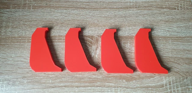 &FITS& FORD FIESTA Mk6 ST150 Rear Bumper Diffuser Fins/Fiesta Zetec S ...