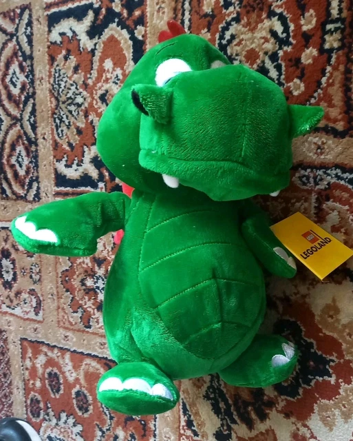 LEGO LEGOLAND OLLIE Dragon Plush Soft Toy Green Teddy Dino ~ NEW WITH ...