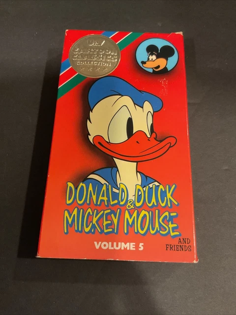 DONALD DUCK & Mickey Mouse - Cartoon Classic Collection Animated Vhs ...