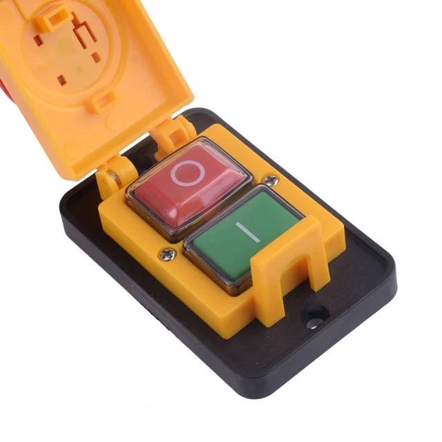 RED CAP NVR Cut Off Emergency Stop Electrical Saftey Switch AC250V 15A ...