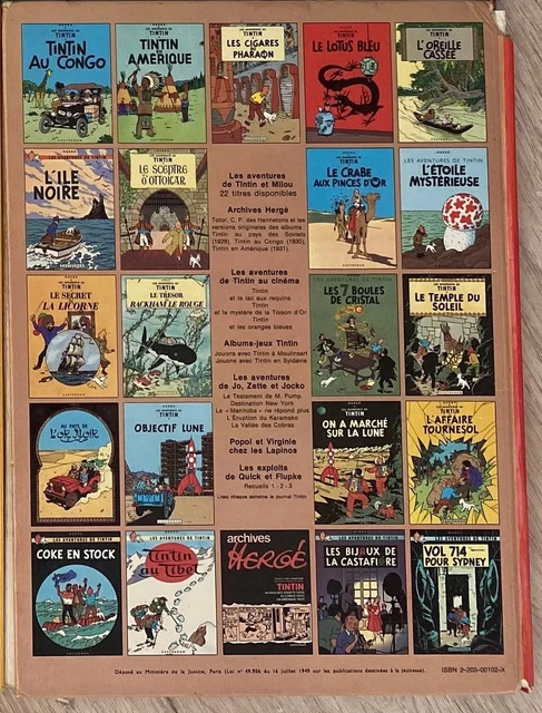 ALBUM TINTIN EN Amérique (Hergé) – Édition Casterman EUR 2,00 - PicClick FR