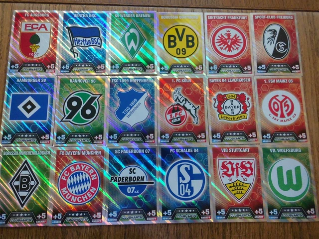 MATCH ATTAX 14/15 stemma logo carte club 1. + 2. Lega a scelta EUR 1,00 ...